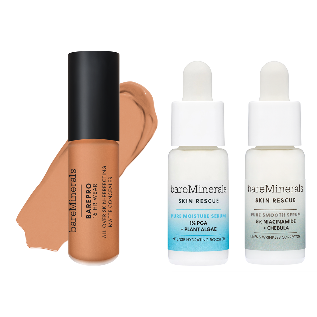 Light 250 BAREPRO® Concealer and Skin Rescue Serum Duo