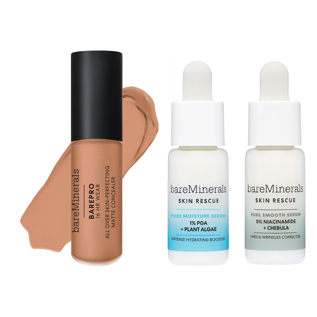 Medium 300 Neutral BAREPRO® Concealer and Skin Rescue Serum Duo